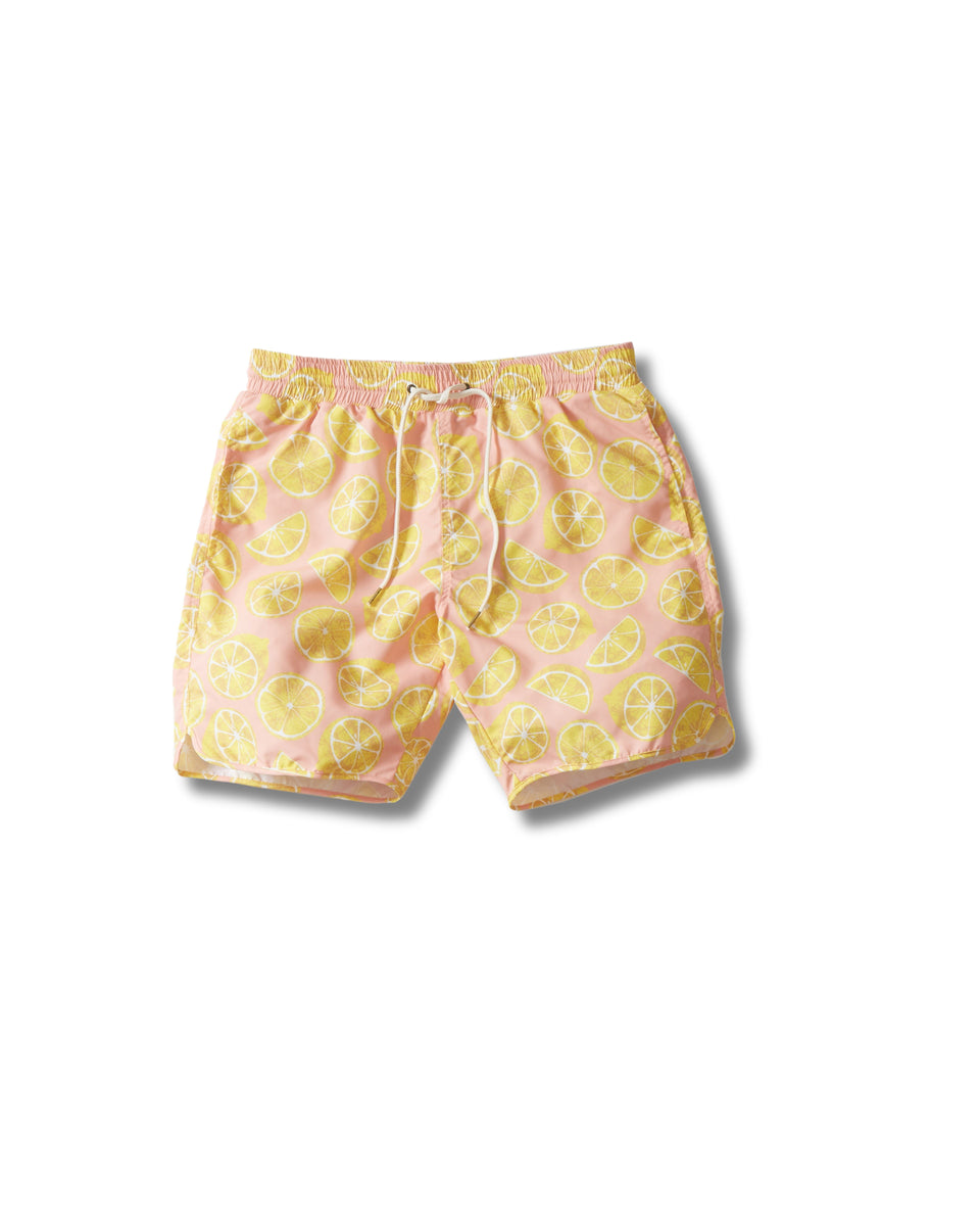 Limonata Eco Swim Trunk 6" - Pink Lemonade – Grayers