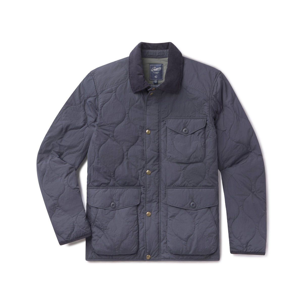 Andrew Lightweight Quilted Jacket - Navy – Grayers