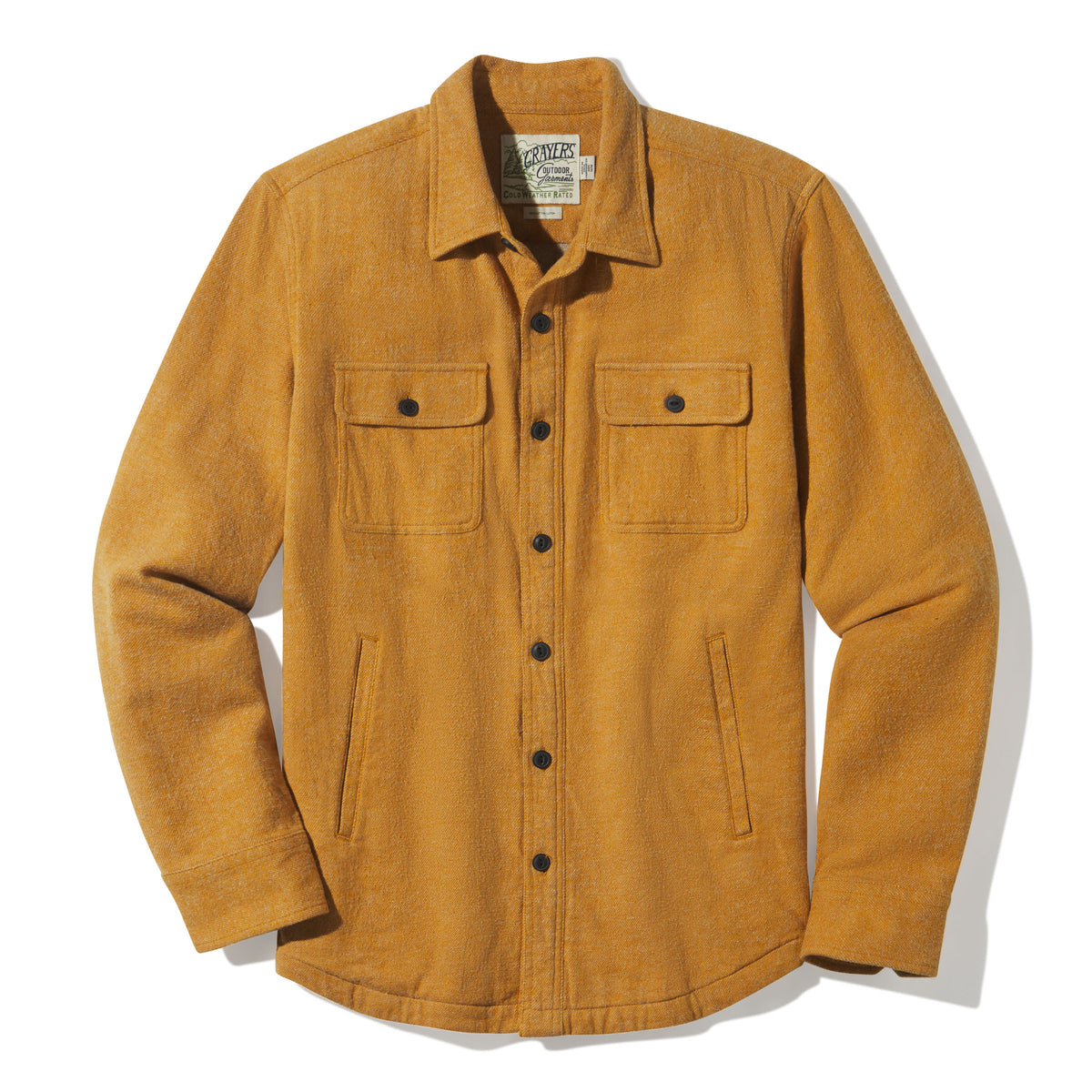 Flannel Twill Shirt Jackets SMP - Buckthorn (Final Sale)* – Grayers