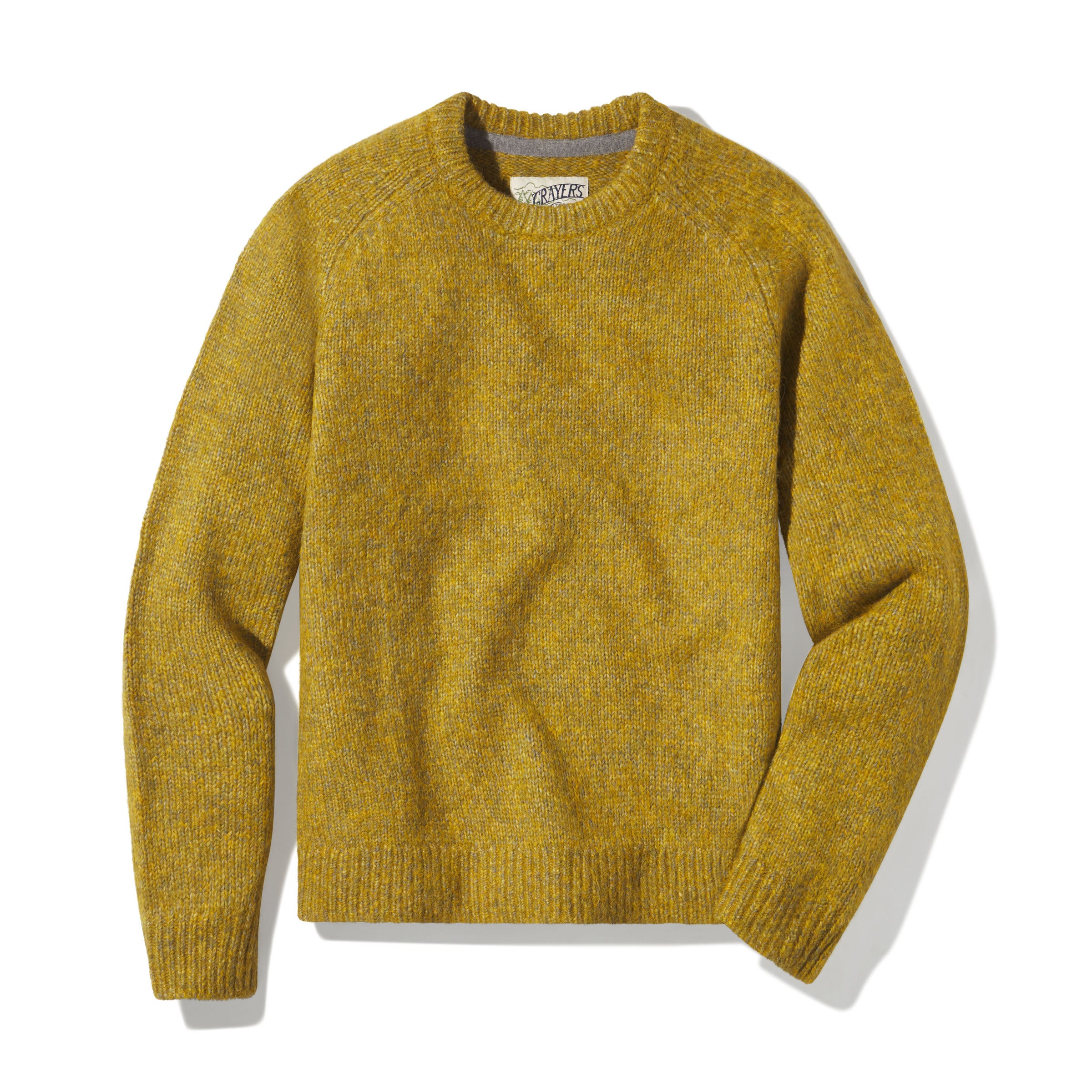 Collegiate Sweater Crew - Mustard – Grayers