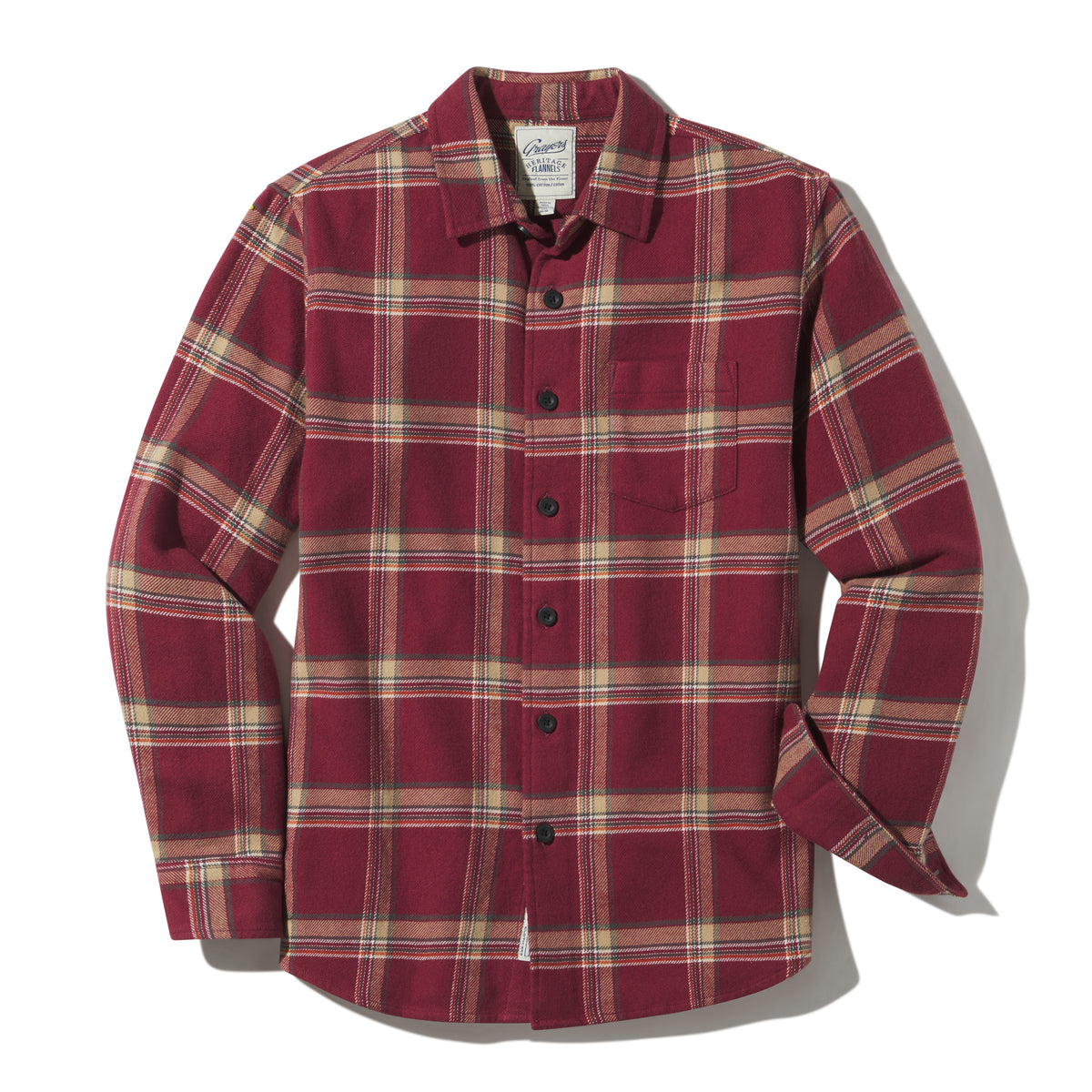 Northwoods Heritage Flannel SMP - Burgundy Truffle (Final Sale)* – Grayers
