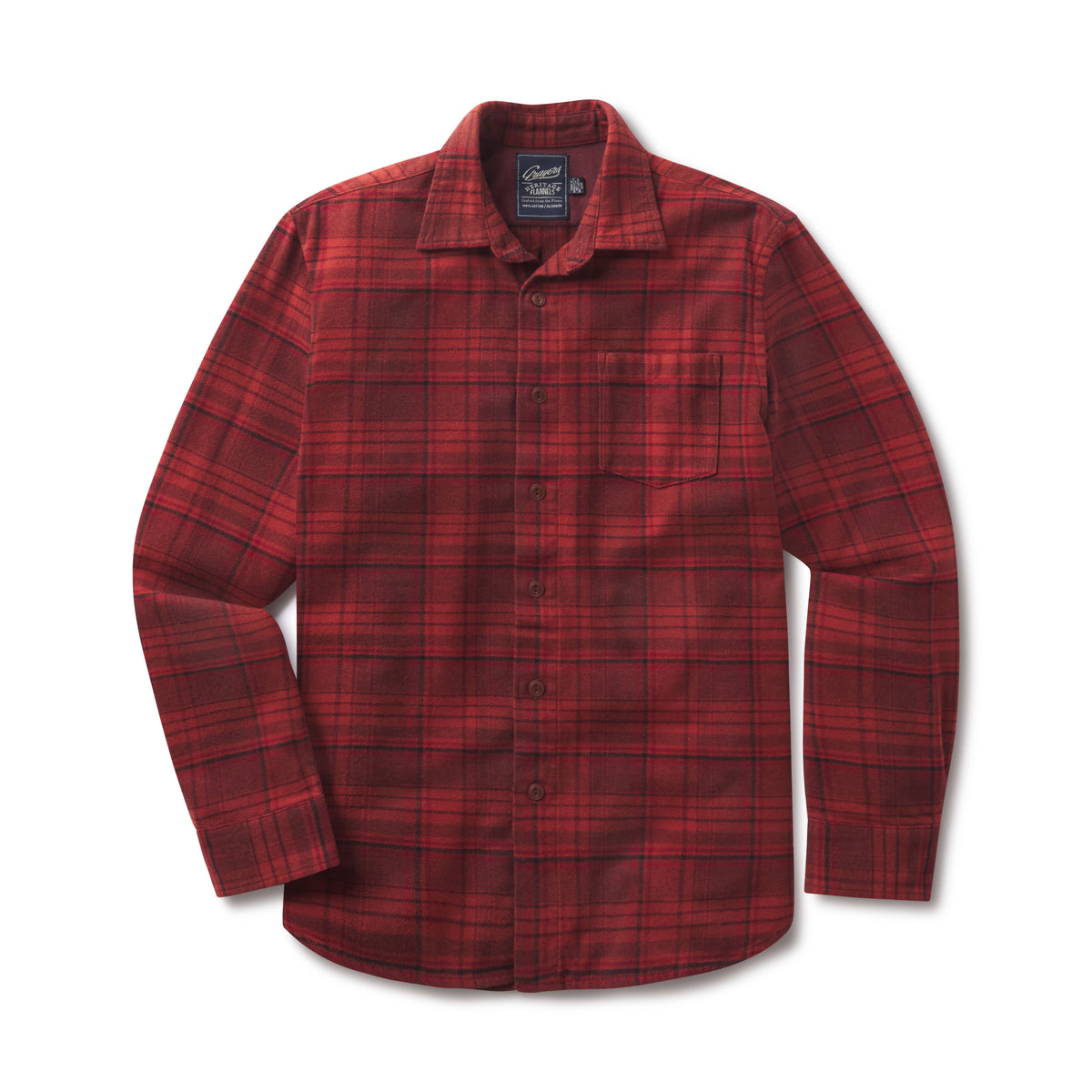 Russet Heritage Flannel - Russet Red – Grayers