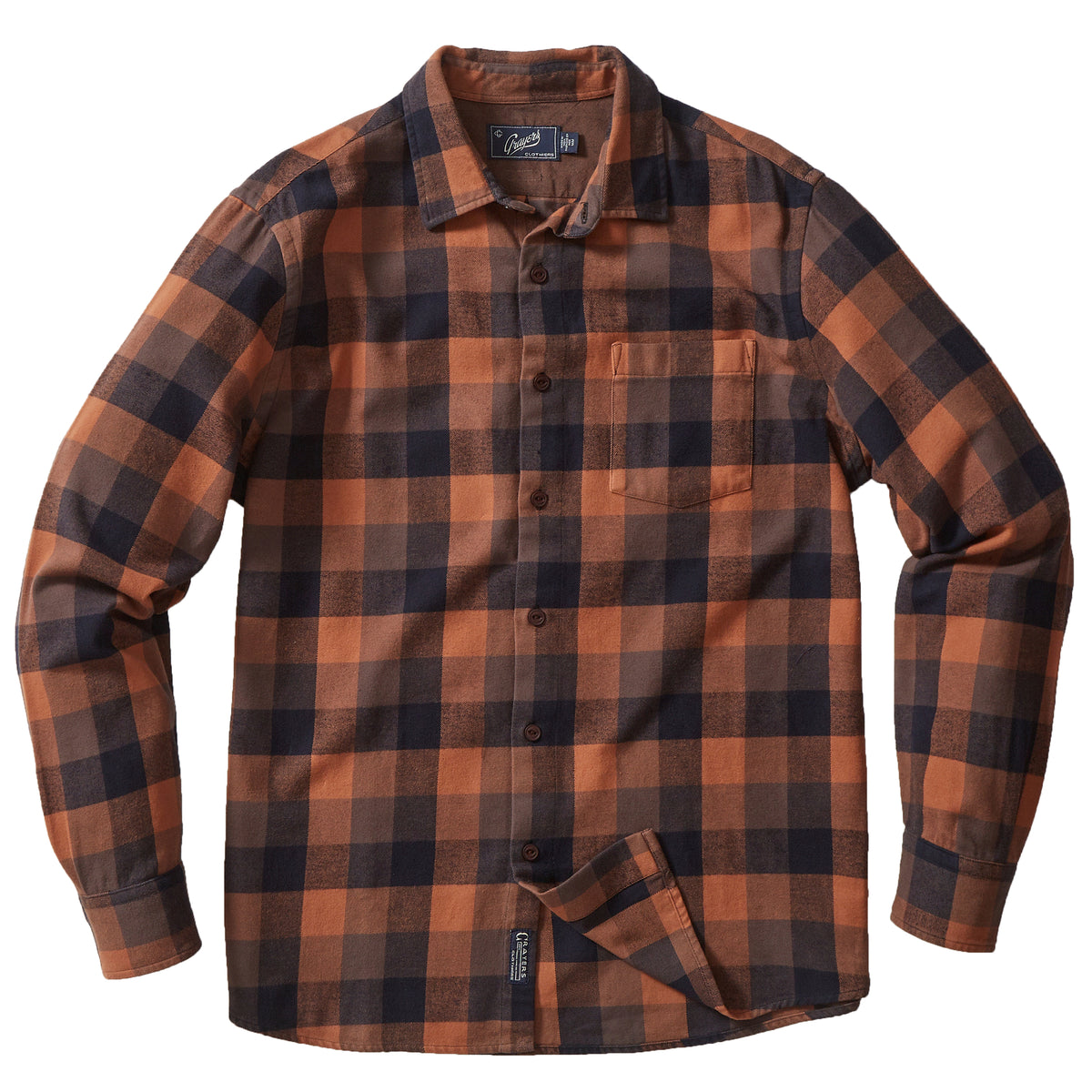 Pioneer Plaid Flannel - Rubber Navy – Grayers